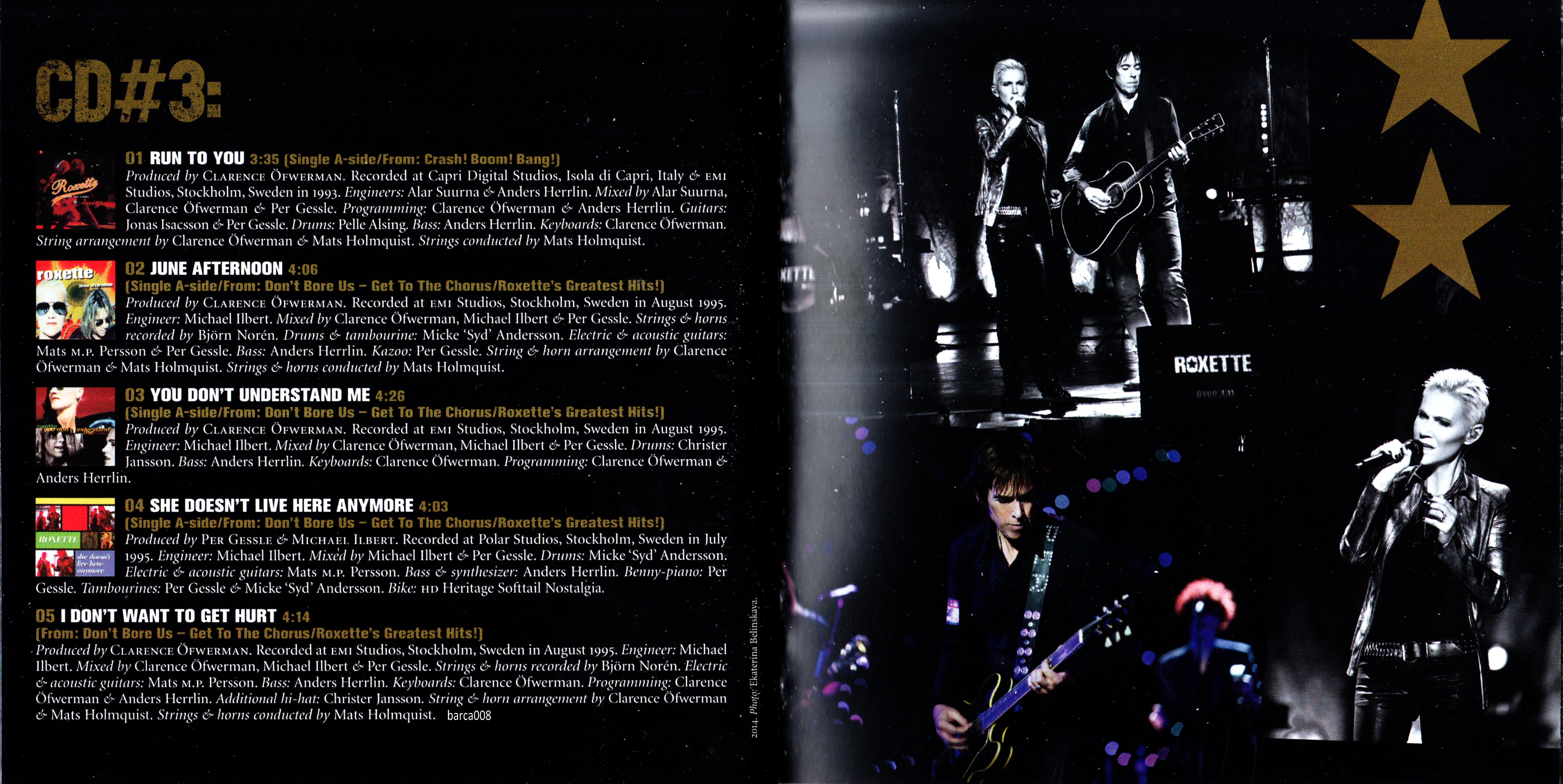 Roxette The RoxBox; roxettes greatest songs : Booklet14 aus | CD Covers ...